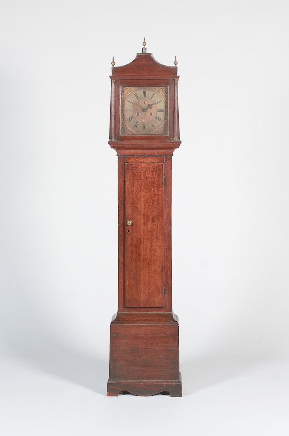 Bonhams : A rare signed and dated late 17th century longcase clock ...