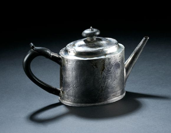 Bonhams : A George III teapot by Hester Bateman London 1783,