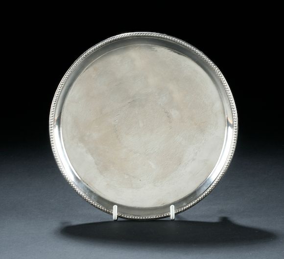 Bonhams : A George III waiter by Richard Rugg, 1781