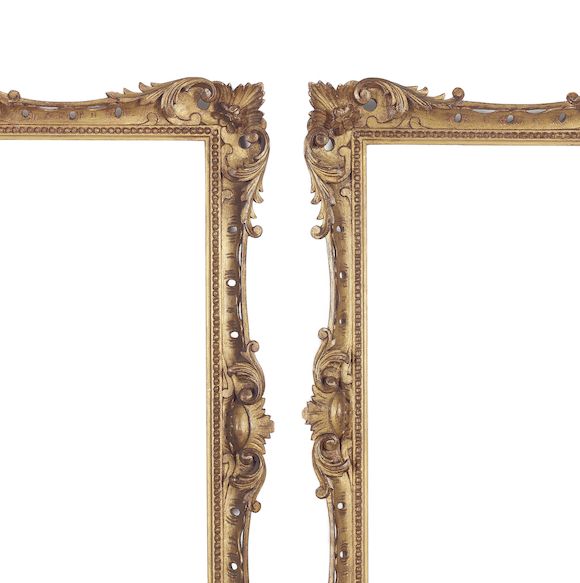 Bonhams : A pair of English mid 18th Century carved, pierced, swept and ...