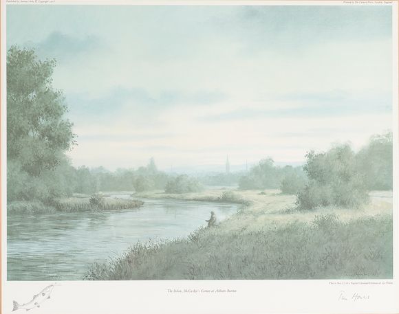 Bonhams : After Tim Havers, "The Itchen, McCaskie's Corner at Abbots ...