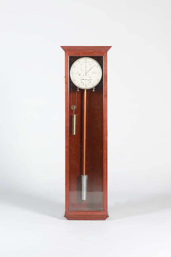 Bonhams : An early 20th century mahogany wall mounted regulator Dent ...