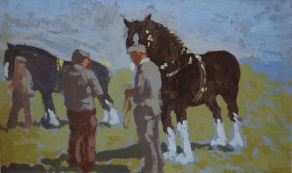 Bonhams : Aneurin M Jones (20th Century) 'The Royal Welsh Show ...