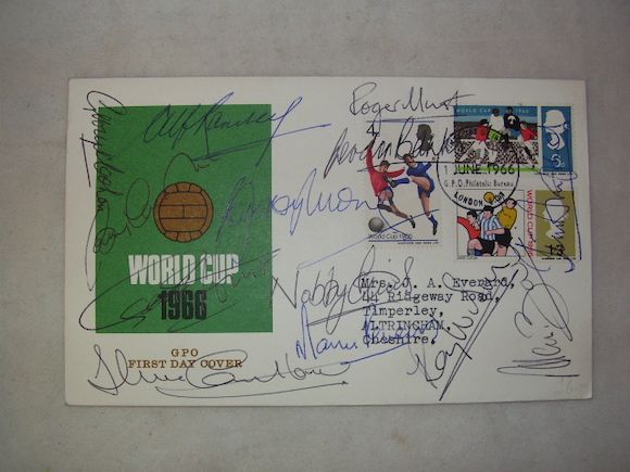 Bonhams : A signed 1966 GPO first day cover
