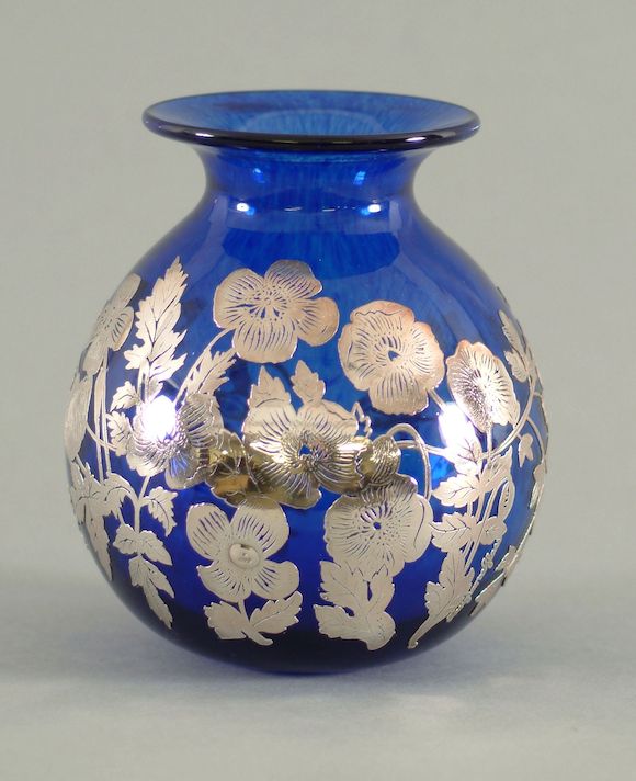 Bonhams : A collection of Laugharne silver overlay glass All circa 1998,