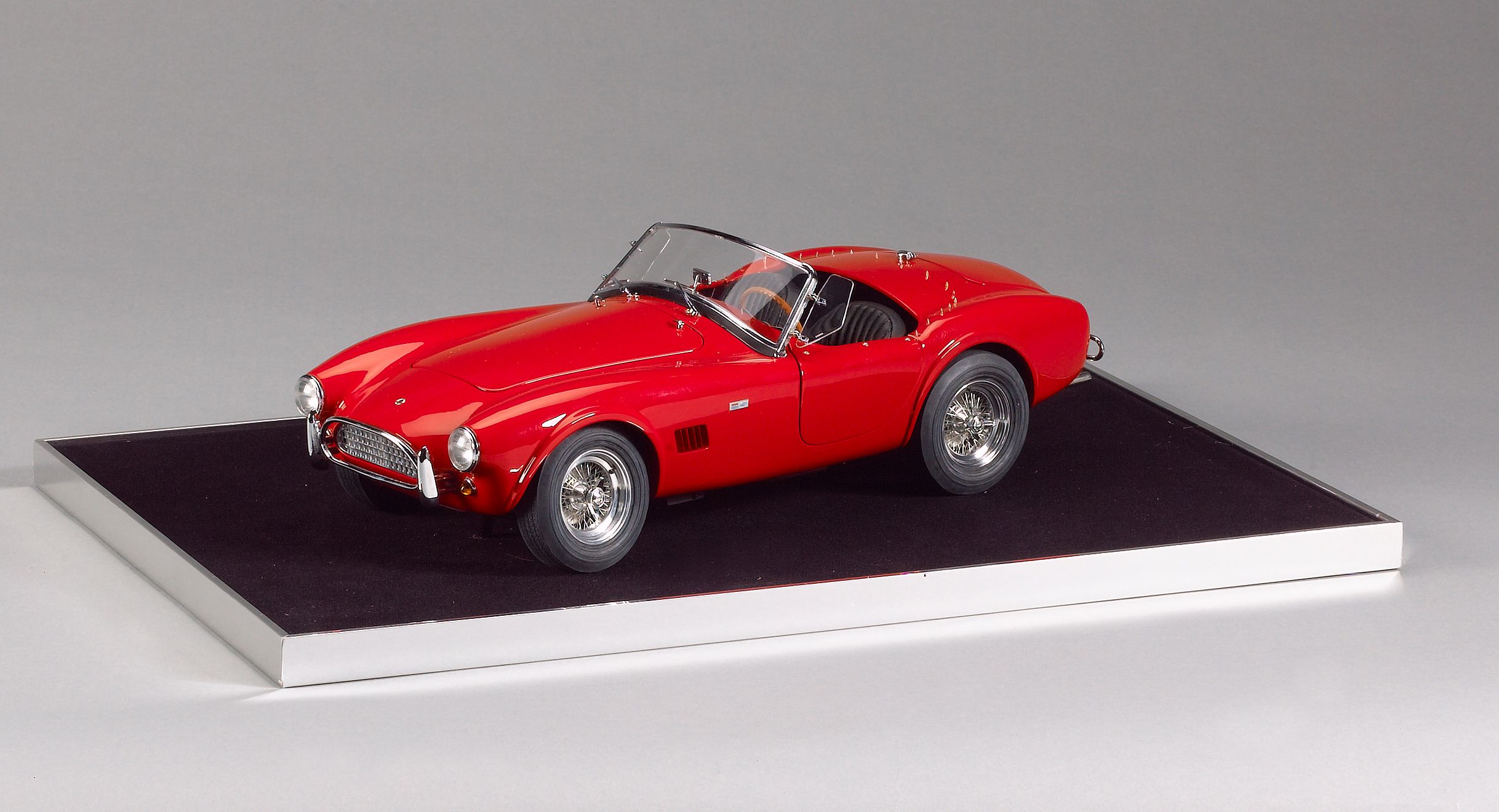 Bonhams Cars : A 1:12 scale handbuilt model of the AC Cobra roadster,