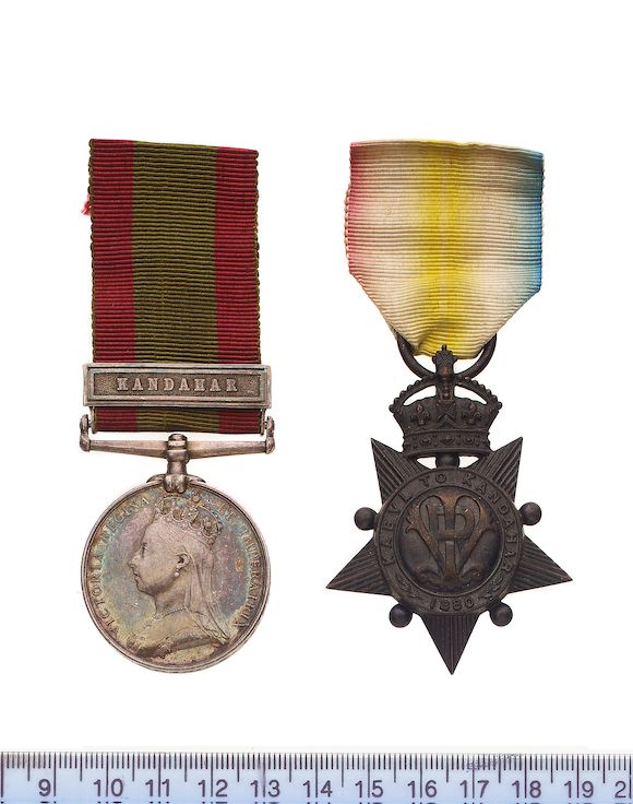 Bonhams : Pair to Private W.Erskine, 72nd Highlanders,