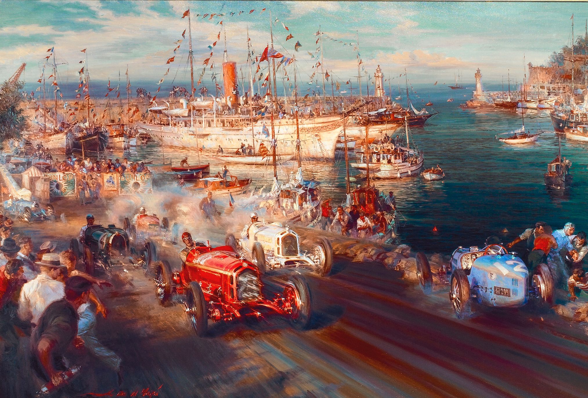 Bonhams Cars : 'Monaco Meets Monza', after Alfredo de la Maria,