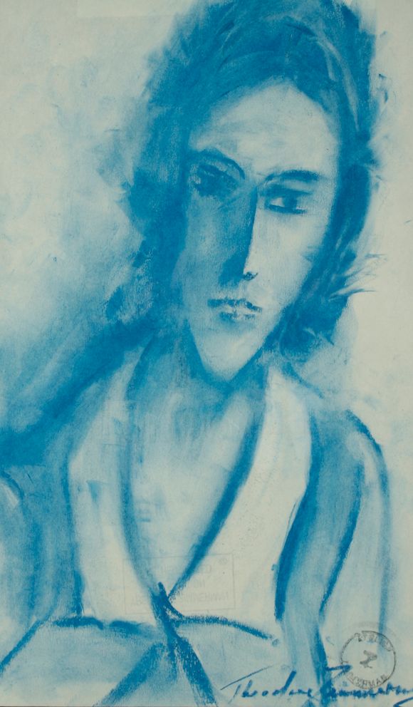 Bonhams : Theodore Zimmerman (20th century) Study of a model,