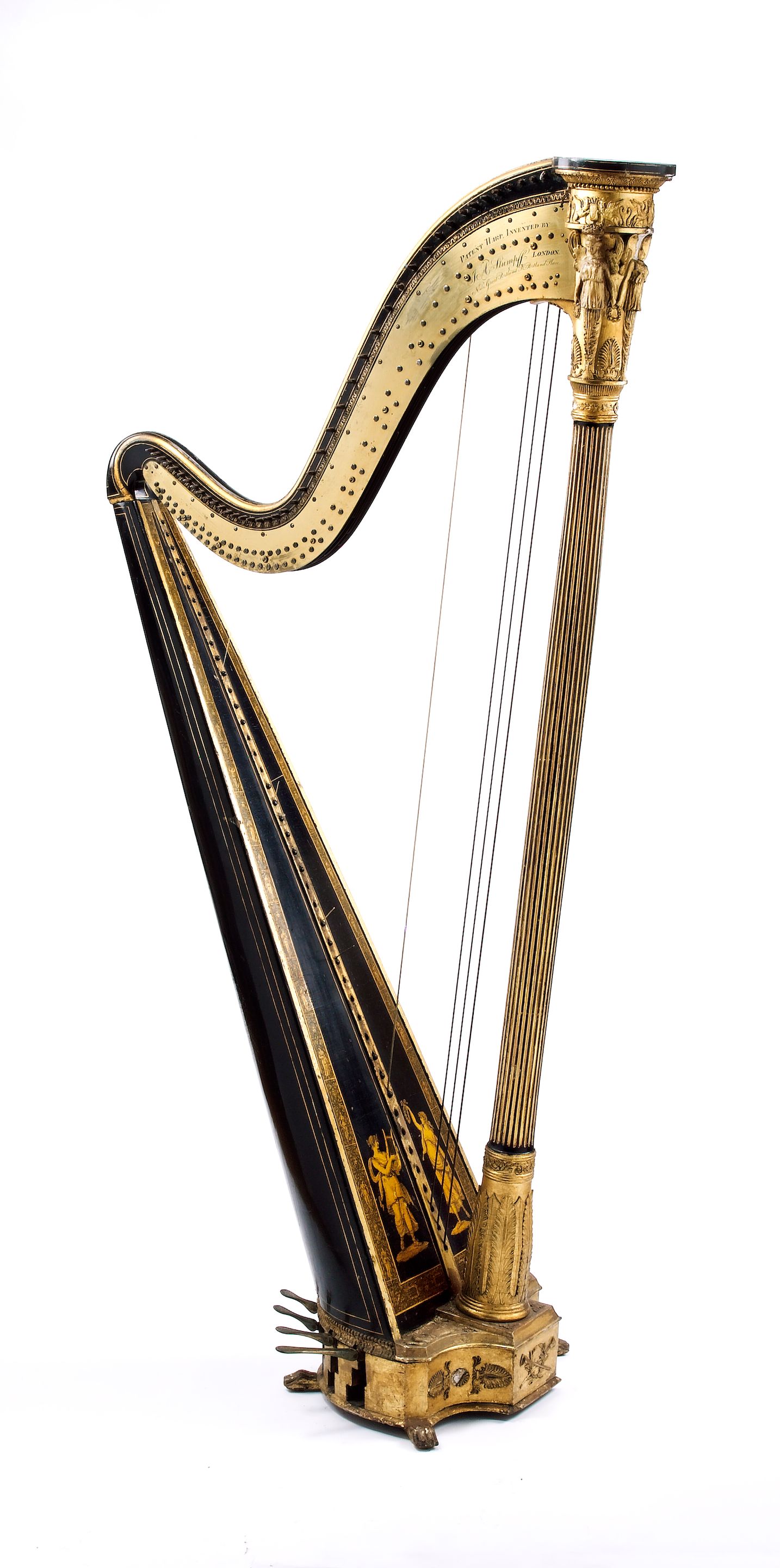 A Grecian Harp by Sebastian Erard, London, - auctions & price archive