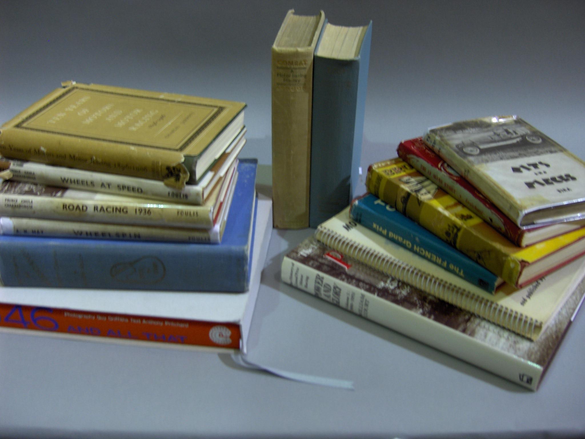 Bonhams Cars Assorted Motor Racing Reference Books And Ephemera