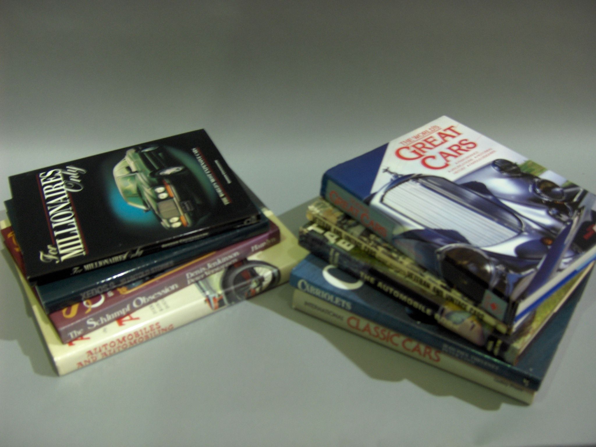 Bonhams Cars : Assorted general motoring reference books,