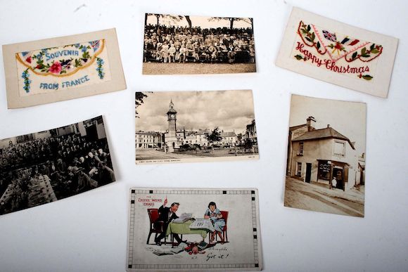 Bonhams : A small group of assorted Real Photographic postcards circa ...