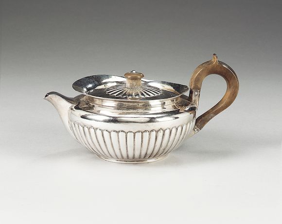 Bonhams : A George III Irish silver tea pot, by Richard Whitford ...
