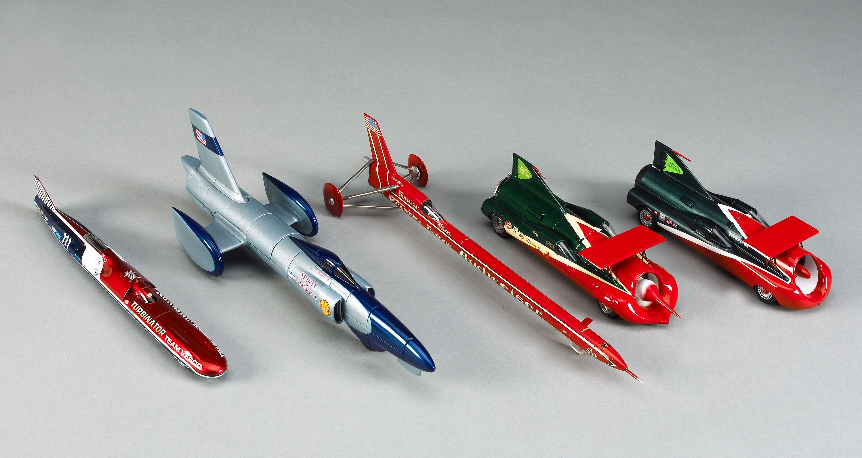 Bonhams Cars : Five models depicting American Land Speed Record contenders,