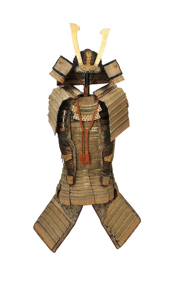 Bonhams : A Ki-Ito-Odoshi O-Yoroi (A Yellow Laced Great Armour) In 15th ...