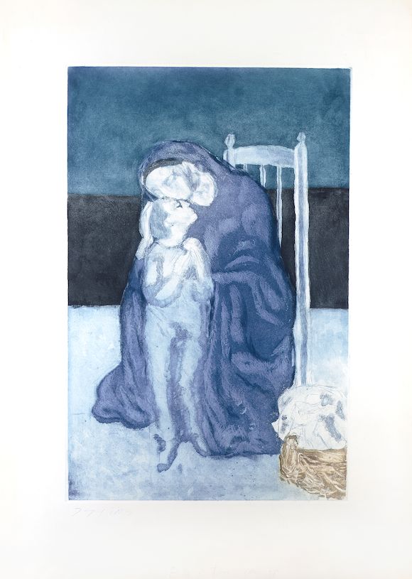 Bonhams : Jacques Villon after Picasso Maternité Aquatint, 1930, a ...