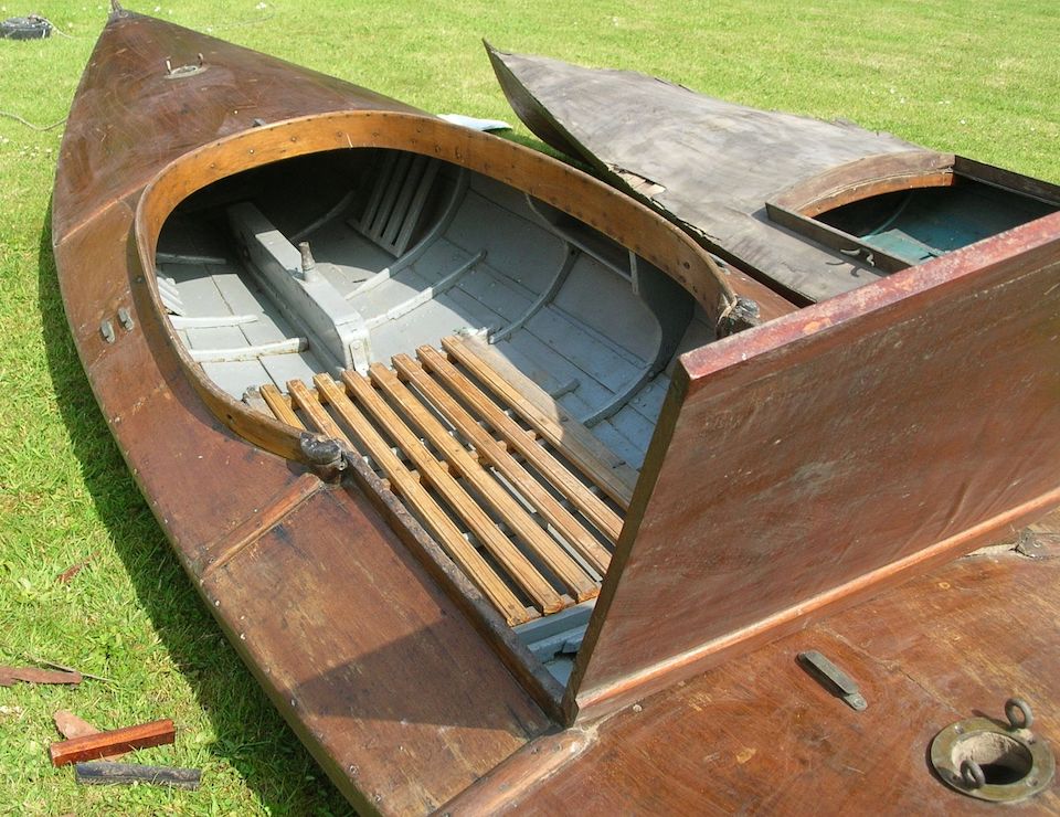 Bonhams : A Victorian Rob-Roy double lugsail sailing canoe