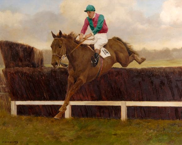 Bonhams : F. Mabel Hollams, S.W.A. (1877-1963) Chestnut race horse ...