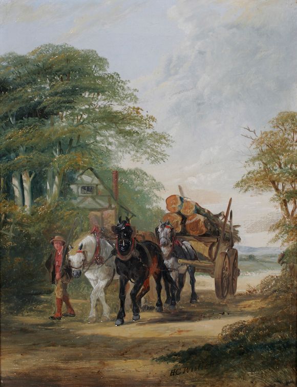 Bonhams : Henry Charles Woollett (fl. 1851-1872) British The timber ...