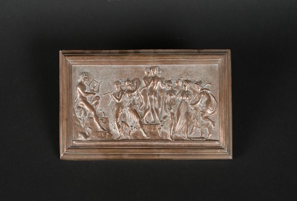 Bonhams : A mid 19th century rectangular copper electrotype relief ...