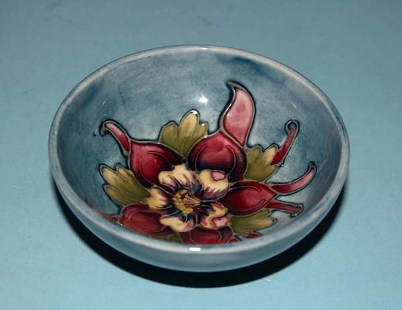 Bonhams : A small Moorcroft dish circa 1960,