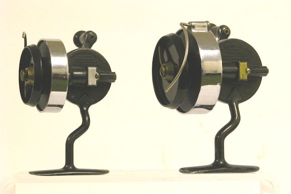 Bonhams : A Hardy The Hardex No.2 MK II alloy fixed spool casting reel