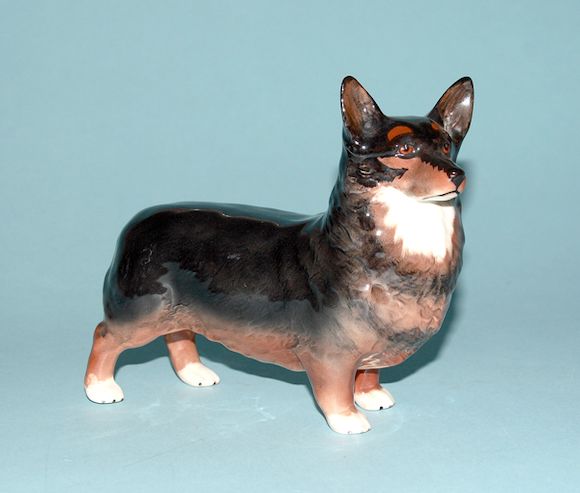 Bonhams : A Beswick model of a Corgi 'Black Prince' 1299A,