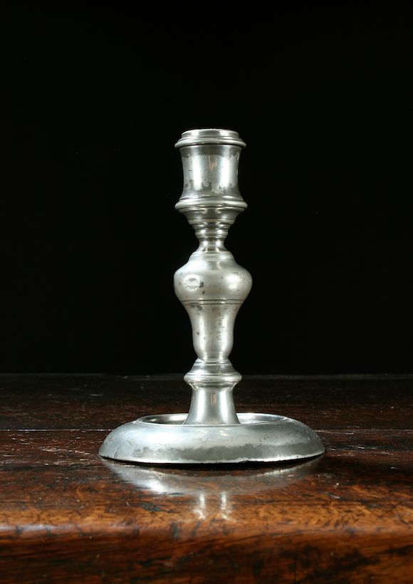 Bonhams : An Acorn knopped candlestick, Continental circa 1700