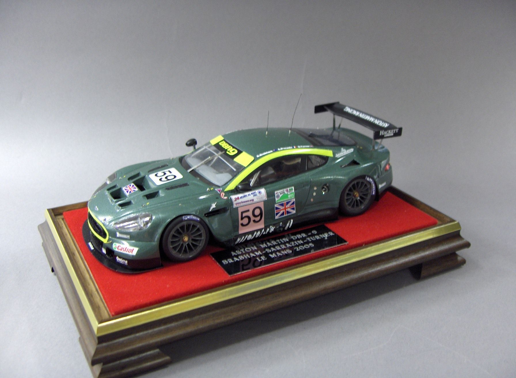 Bonhams Cars : A 1:24 scale handbuilt model of the Aston Martin DBR-9,