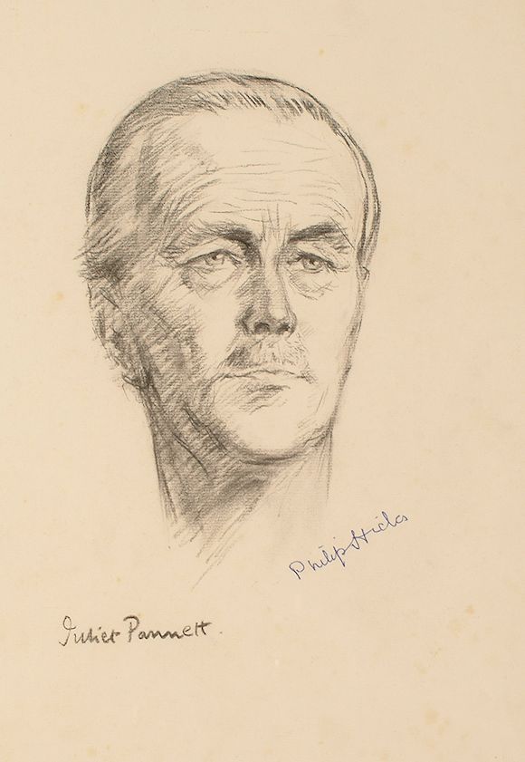 Bonhams : Juliet Pannett (British, 1911-2005) Portrait of Brigadier ...
