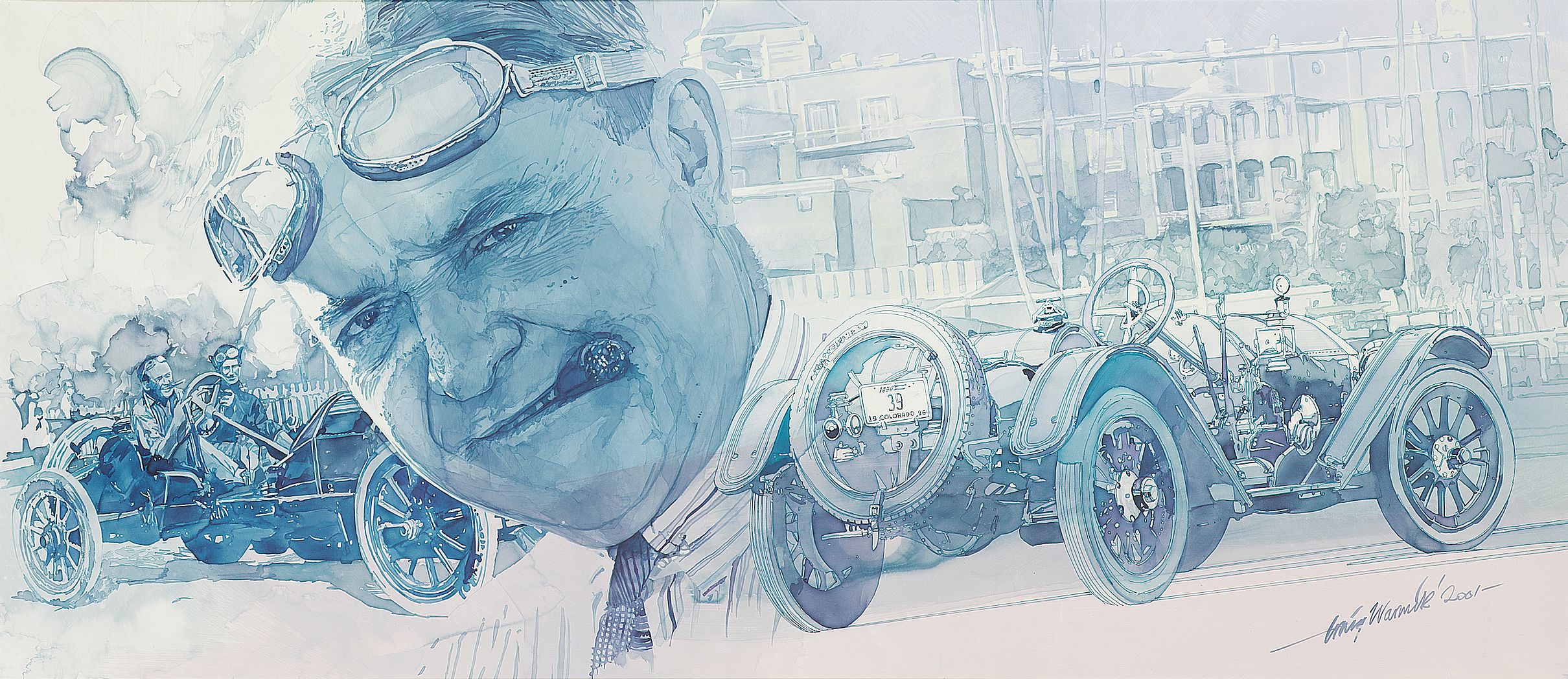 Bonhams Cars : Craig Warwick, 'Barney Oldfield - Mercer 1915',