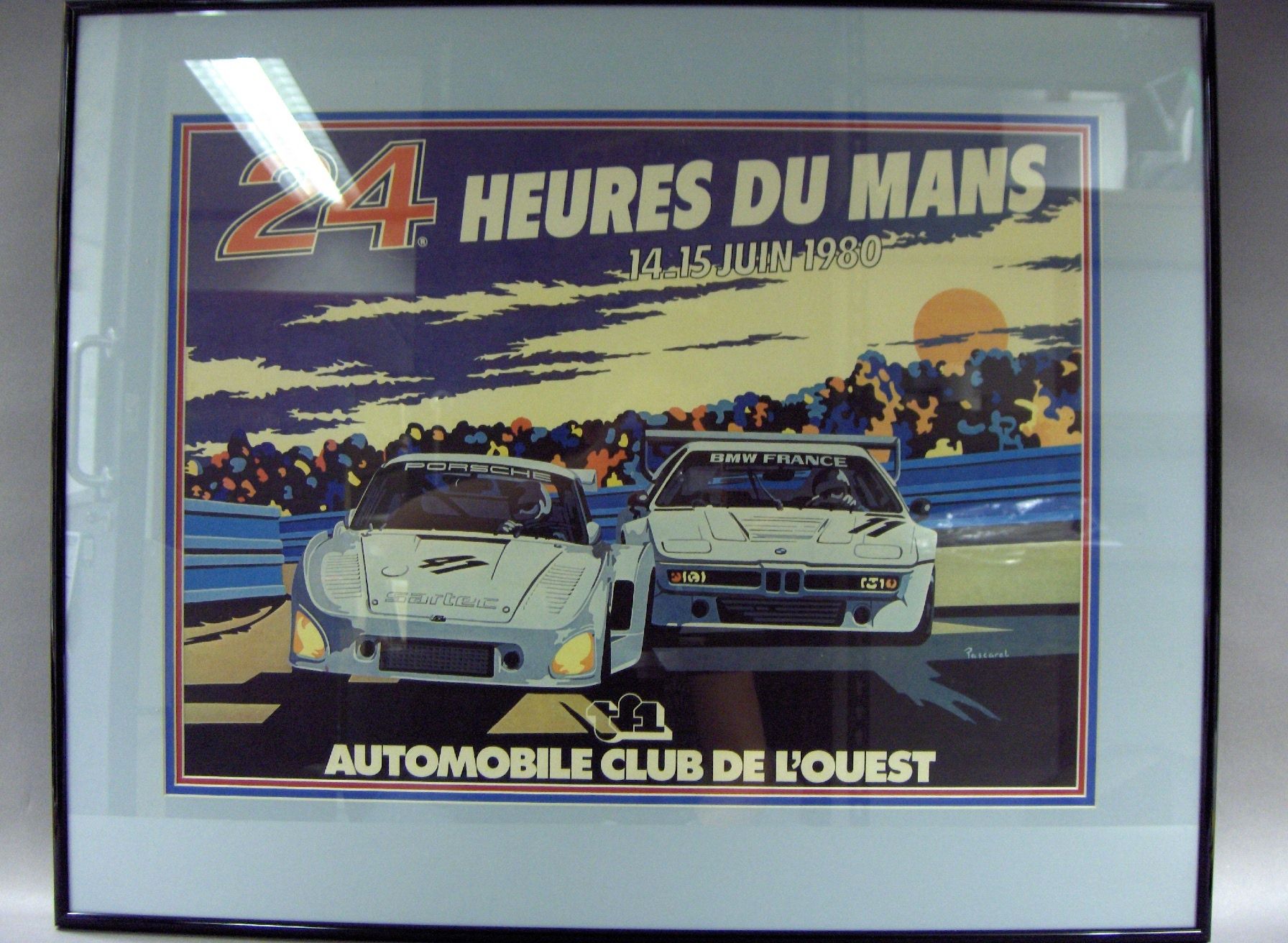 Bonhams Cars : A 1980 Le Mans 24 hour poster,