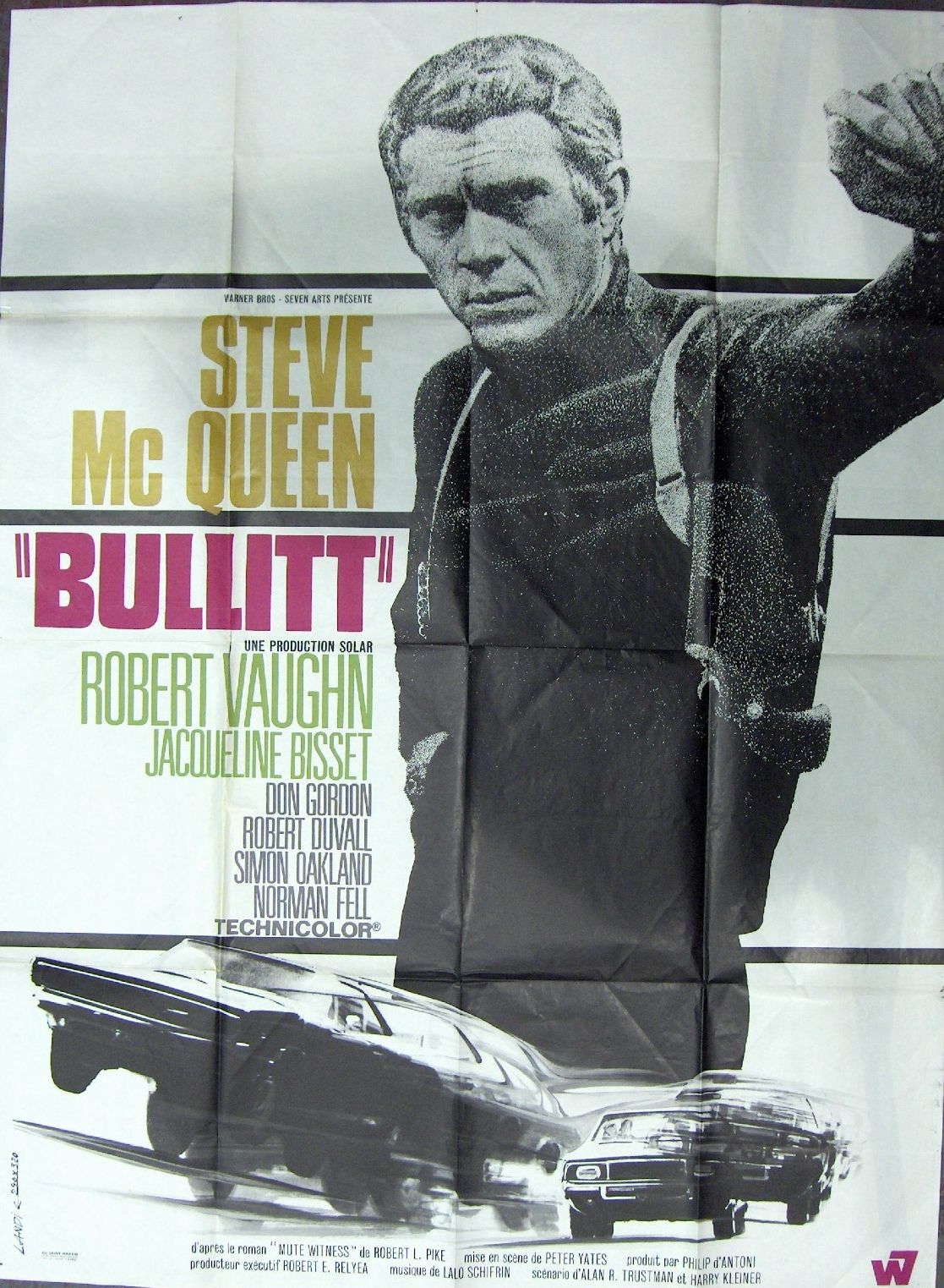 Bonhams Cars : A 'Bullitt' film poster,