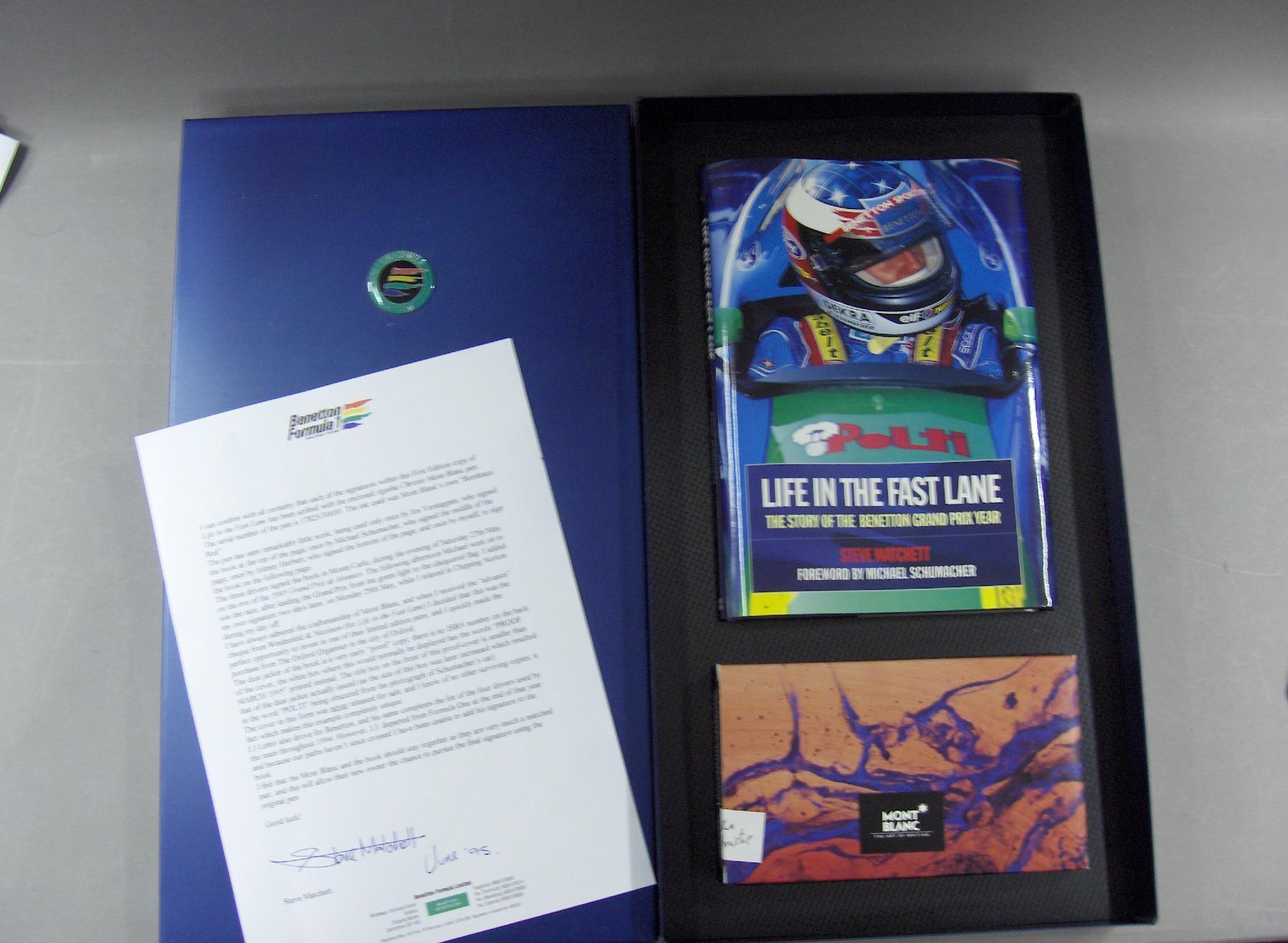 Bonhams Cars : A fine signed copy of Steve Matchett; Life in the Fast Lane,