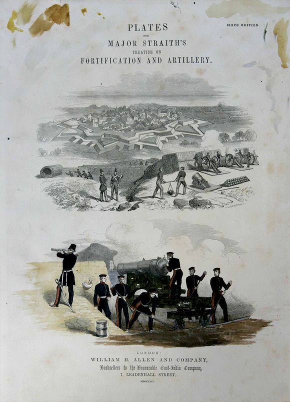 Bonhams : STRAITH (HECTOR) Plates for Major Straith's Treatise on ...