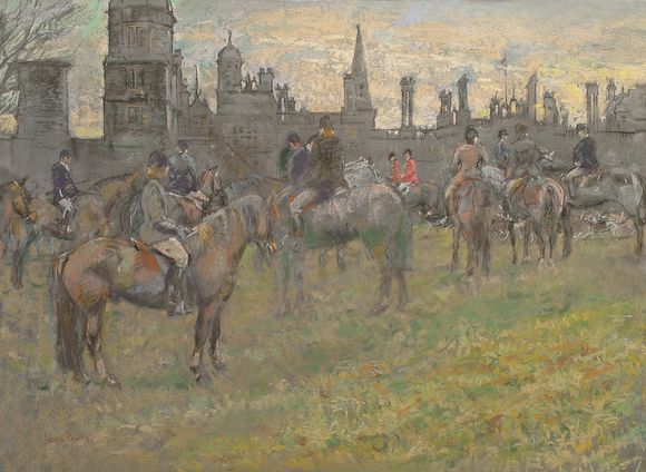 Bonhams : Leigh Parry (British, b.1919) Afternoon - The Fitzwilliam at ...
