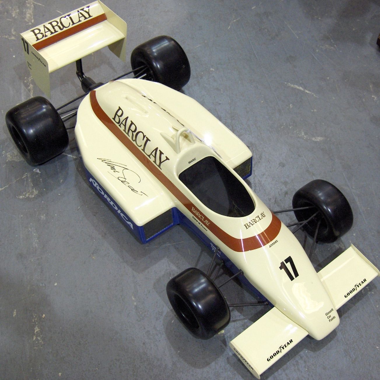 Bonhams Cars : An Arrows Formula 1 team promotional sponsor's model,