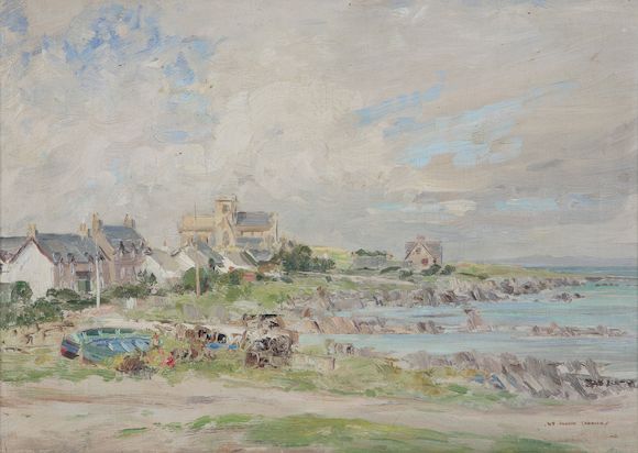Bonhams : William Arthur Carrick (1879-1964) Iona and the Abbey