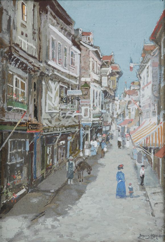 Bonhams : James Kay RSA RSW (1858-1942) Montmartre