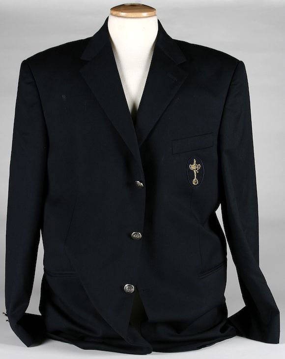 Bonhams : Max Faulkner’s dark blue blazer
