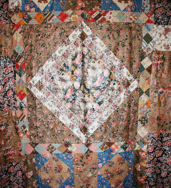 Bonhams : A mid-19th century patchwork quilt