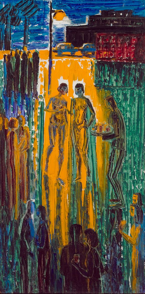 Bonhams : Anna Molka Ahmed (Pakistan, 1917-1995) Evening Garden Party