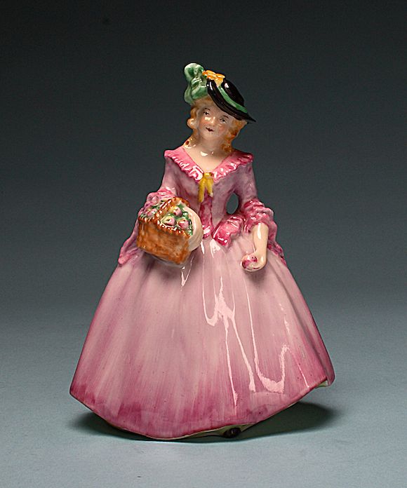 Bonhams : A WH Goss model of Flower Girl Edyth
