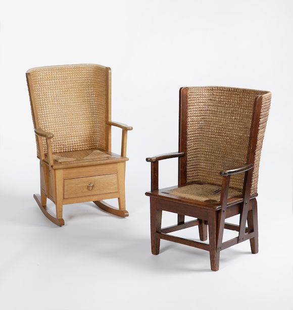 Bonhams : An Orkney rocking chair child's type, by the firm D.M ...