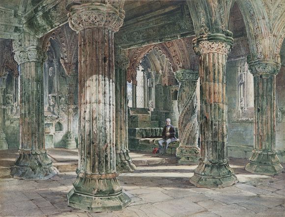 Bonhams : John Adam Plimmer Houston RSA RI (1812-1884) Sir Walter Scott ...