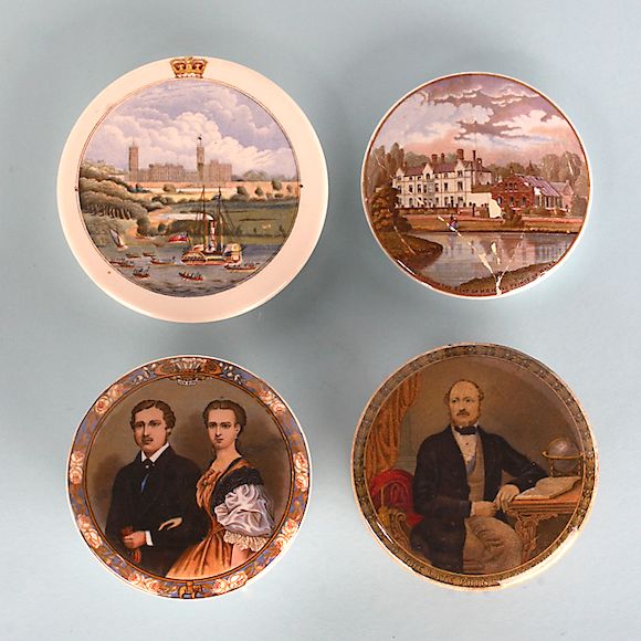 Bonhams : Four royalty potlids