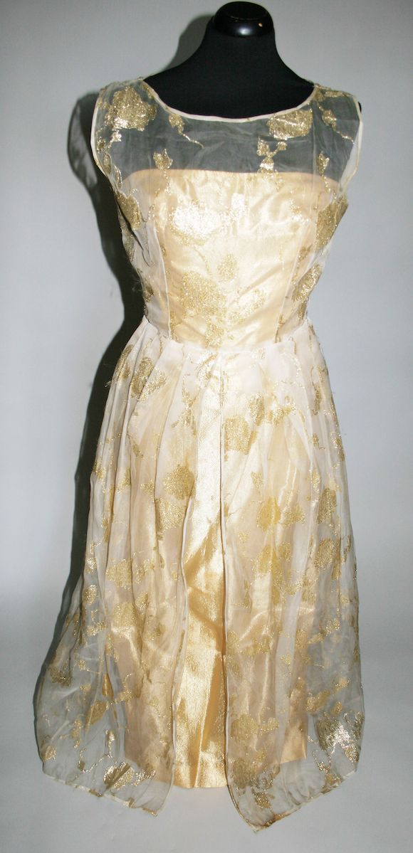 Bonhams : A Norman Hartnell evening gown