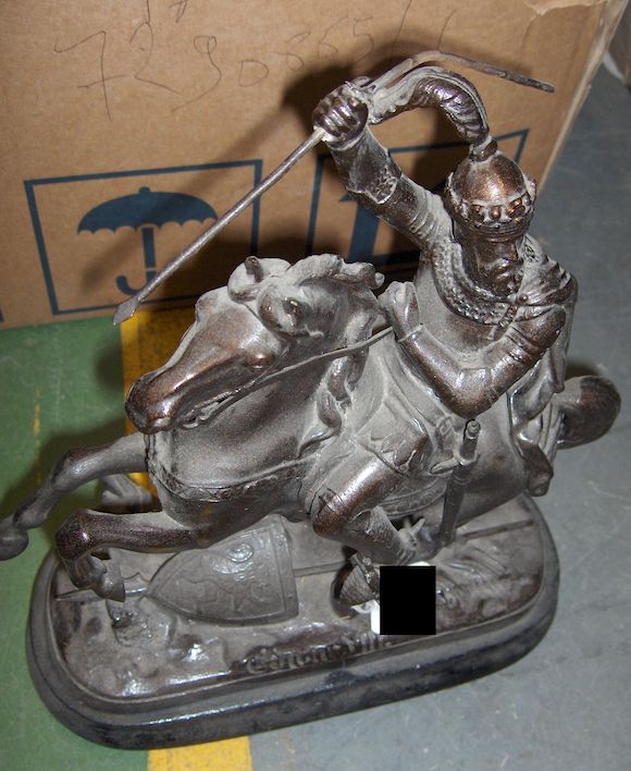 Bonhams : After Waagen (German, fl.19th Century), a spelter figure of ...