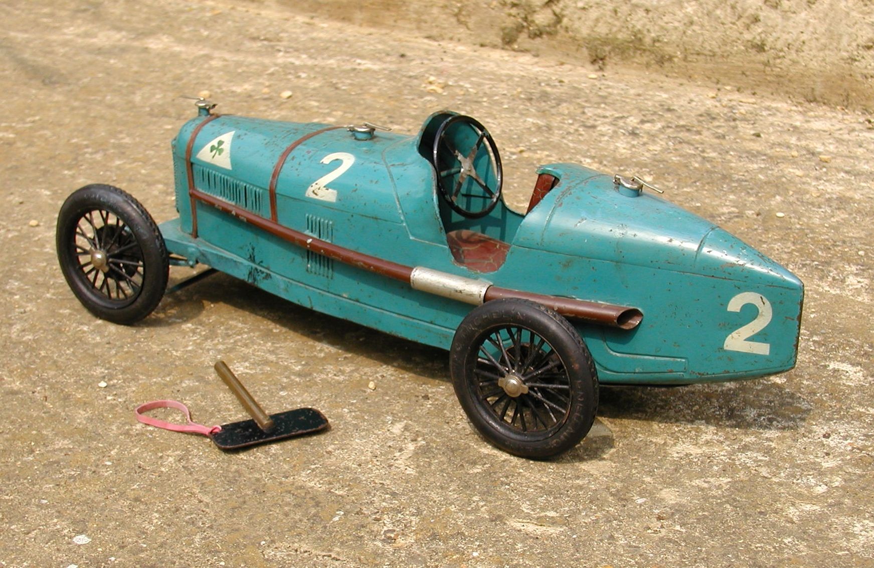 Bonhams Cars : An Alfa Romeo P2 Tinplate Clockwork Racing Car;